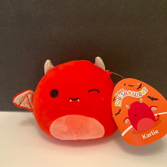 Squishmallows | Other | Squishmallows Karlie The Red Devil Bat Stuffed ...
